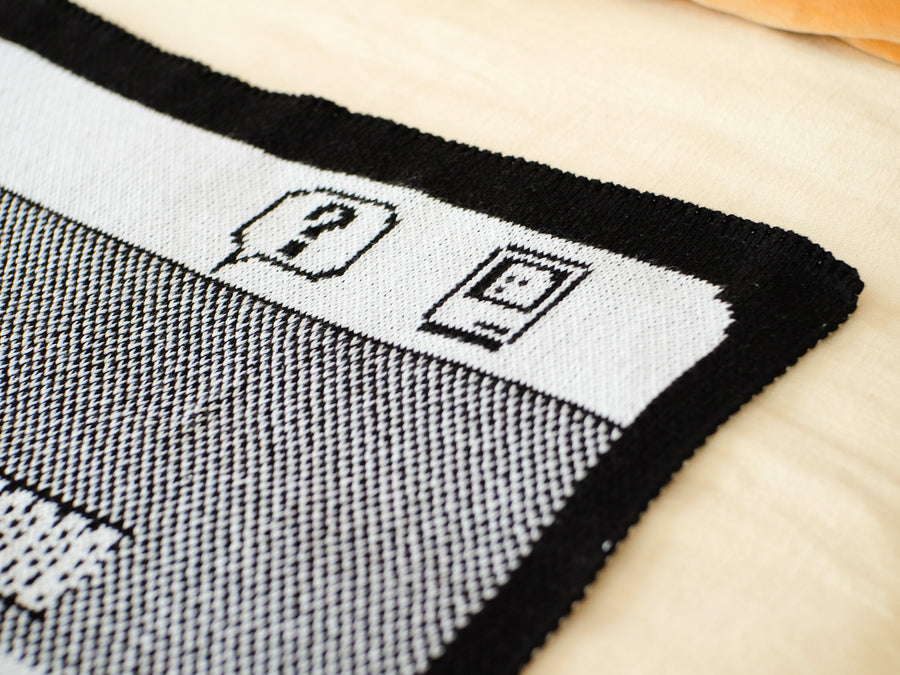 Classic Desktop Knit Cotton Blanket – Throwboy