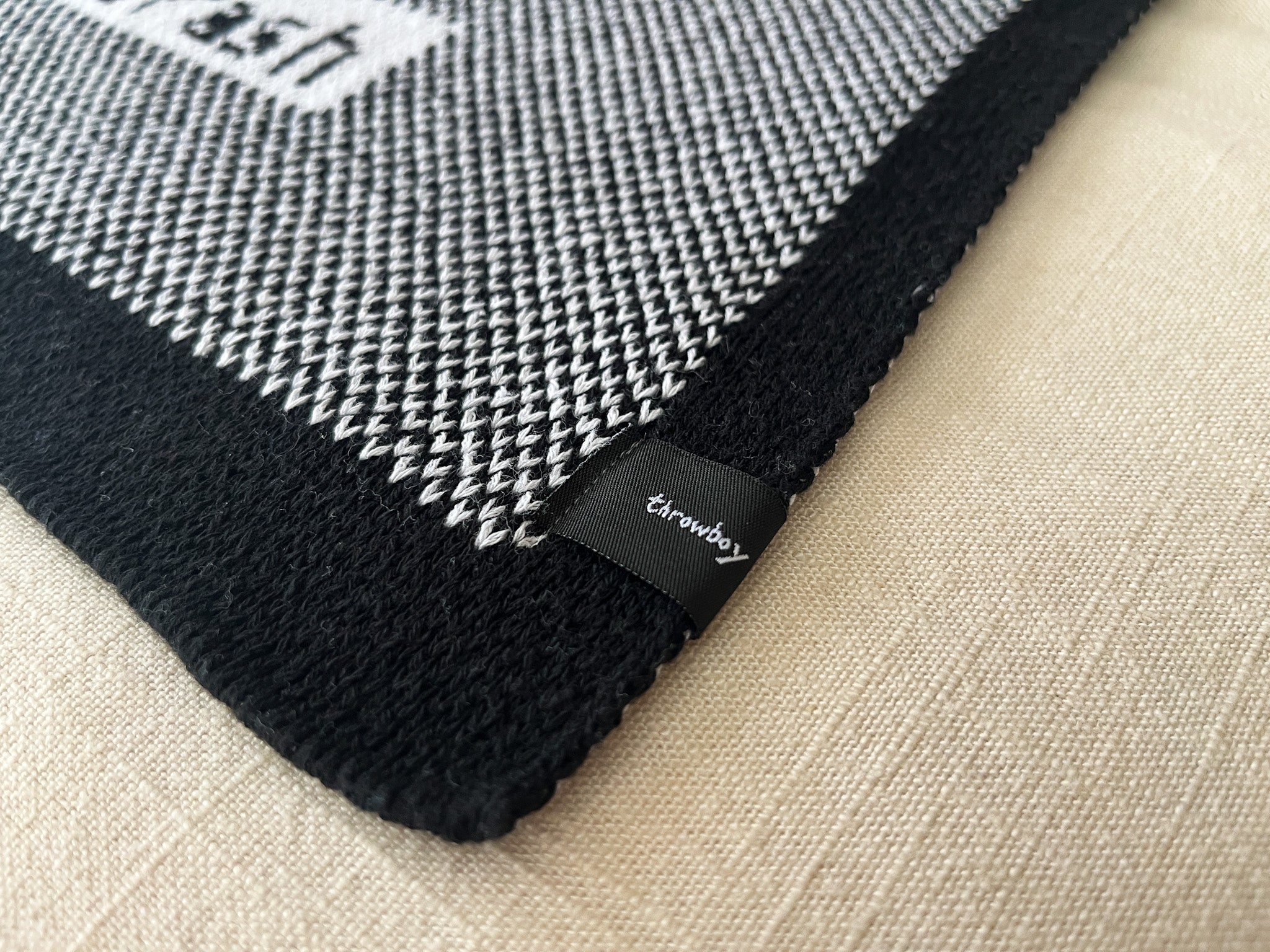 Classic Desktop Knit Cotton Blanket – Throwboy